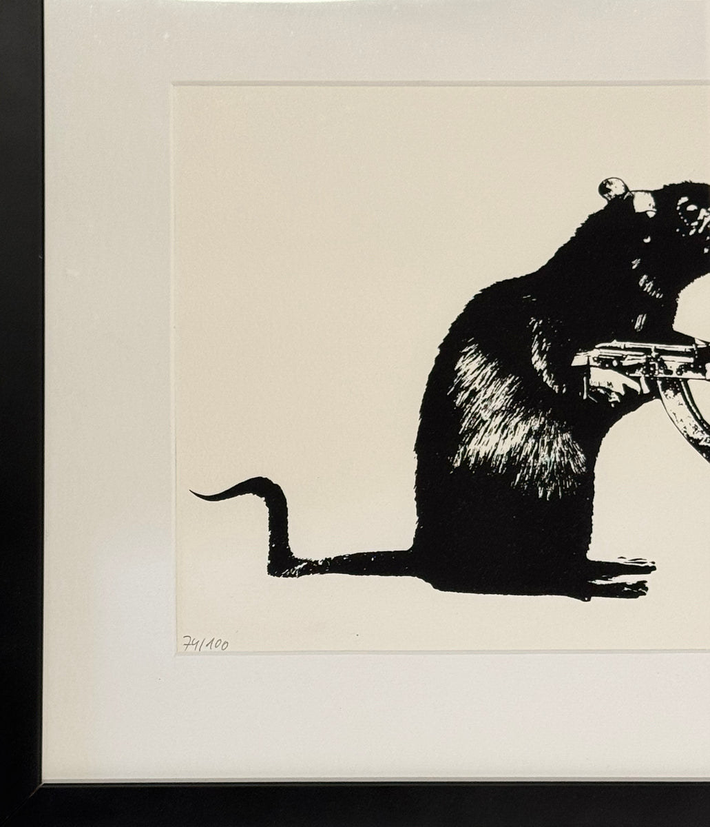 Blek Le Rat 'The Warrior' (Special Edition - Yellow) – End To End Gallery