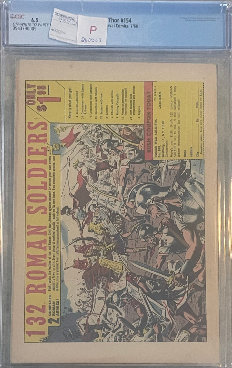 Thor #154 6.5 CGC – End To End Gallery